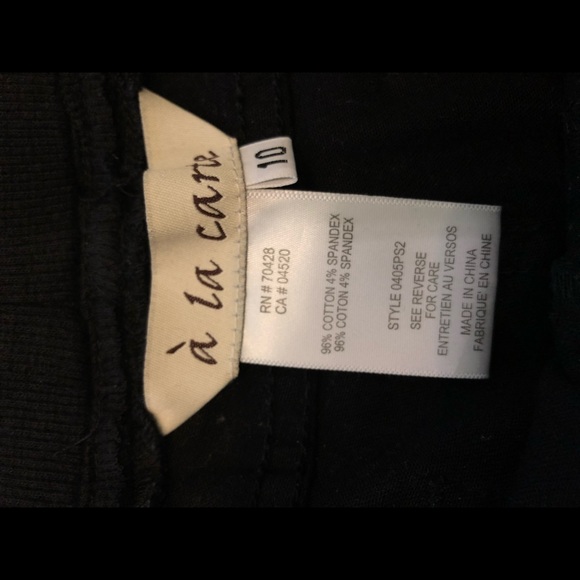 A La Carte | Jeans | A La Carte Black Elastic Waist Pull On Jean | Poshmark